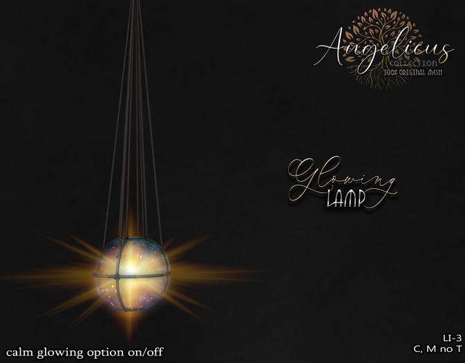 Second Life Marketplace - .AngelicUs. Glowing lamp